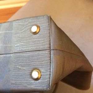 Jim Thompson | Bags | Jim Thompson Thai Silk Tote With Leather Trim ...